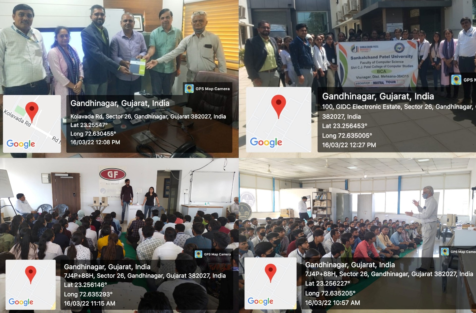 Visit of Industrial Unit by Shri C J Patel College of Computer Studies ...