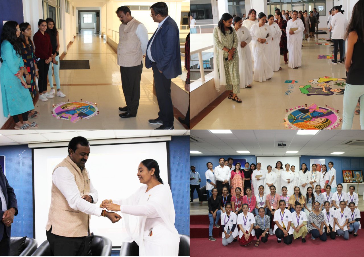Rakshabandhan was celebrated in collaboration with Brahma Kumari World ...