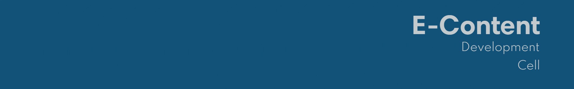 E-Content Development Cell | Sankalchand Patel University (SPU)