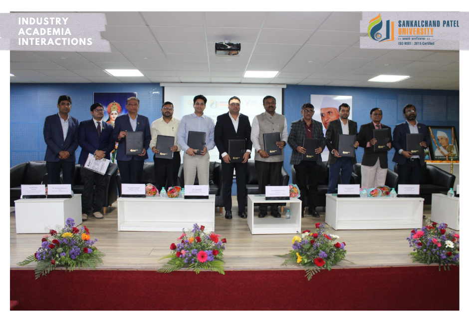 Sankalchand Patel University inked MoU with five industry partners - SPU