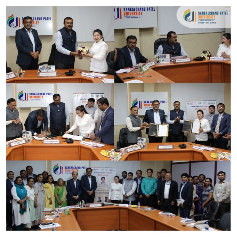 Sankalchand Patel University inked MoU with Institute of genetics and ...