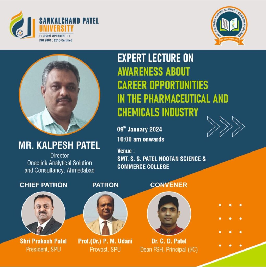Awareness about Career Opportunities in Pharmaceutical and Chemical ...