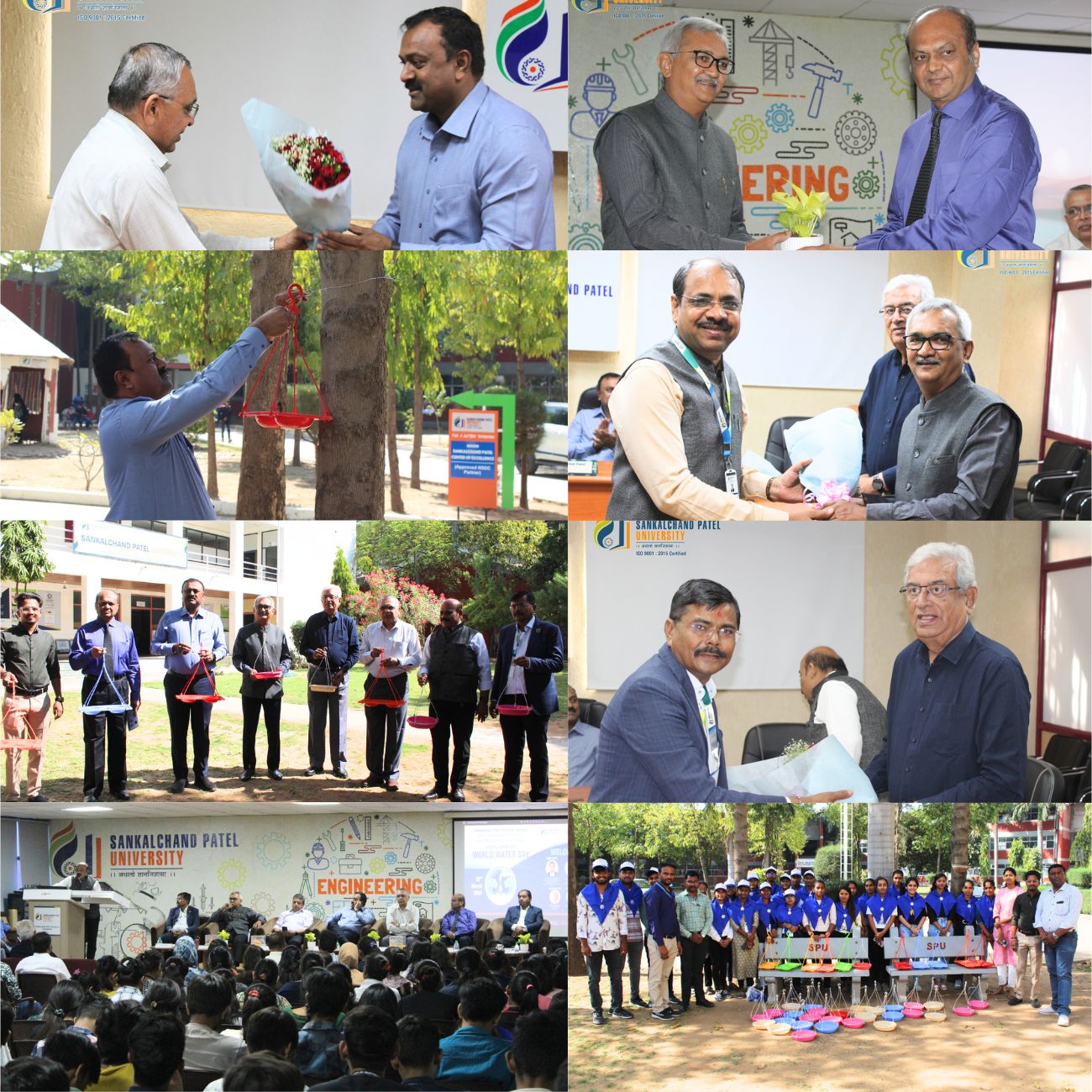 A grand celebration of World Water Day was held at Sankalchand Patel ...