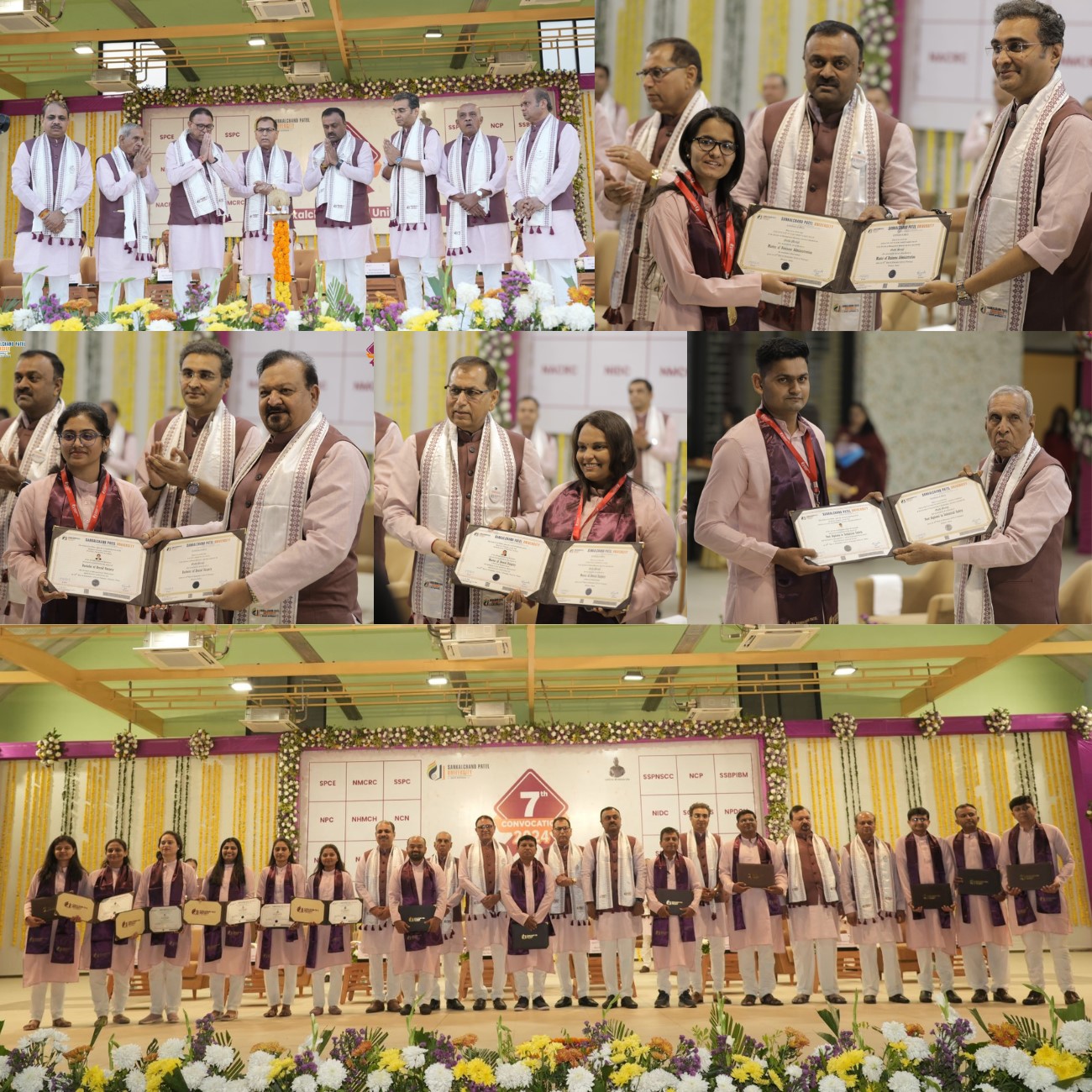 Sankalchand Patel University, Visnagar, grandly celebrated the 7th ...