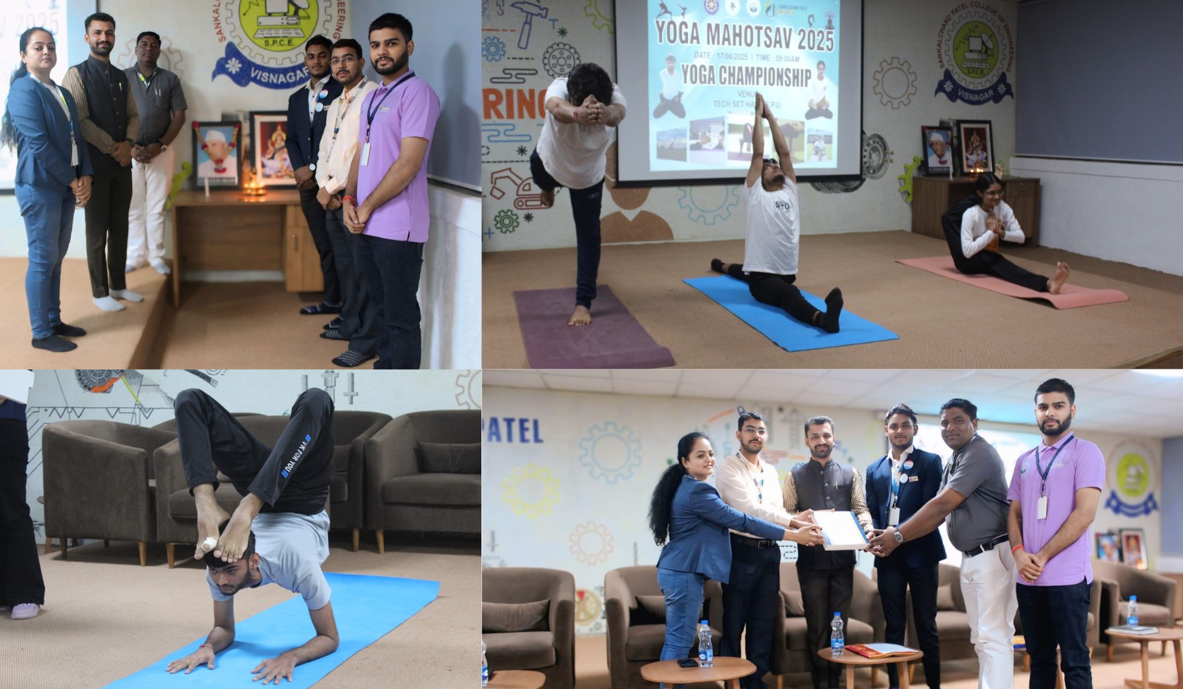 Yoga Championship 2025 Organized at Sankalchand Patel University During ...